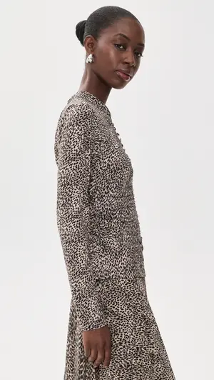 Sea Charlize Print Top