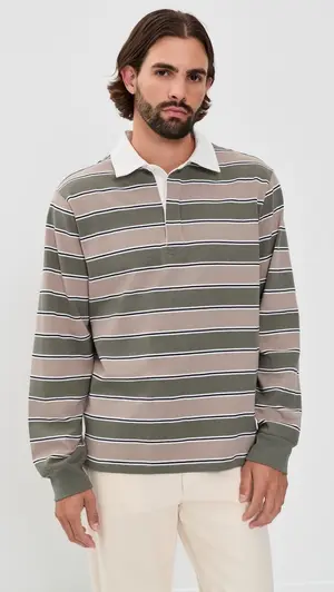 Joe's Jeans Long Sleeve Rugby Shirt