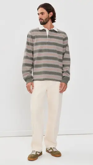 Joe's Jeans Long Sleeve Rugby Shirt