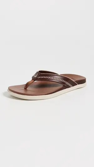 Olukai Shoreline Leather Sandals