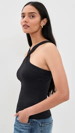 Susana Monaco V Center Strap Top