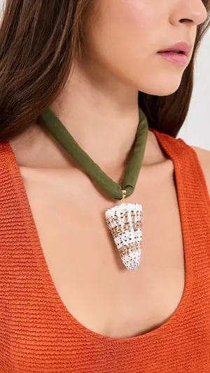 LOGAN TAY Cone Shell Necklace