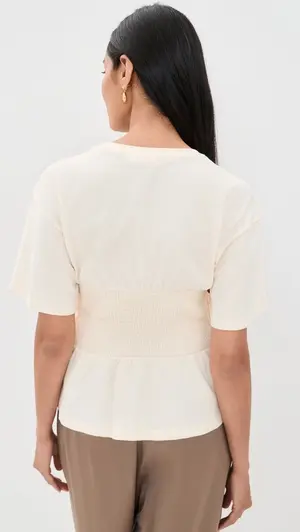 Ulla Johnson Mila Ss Cotton Top