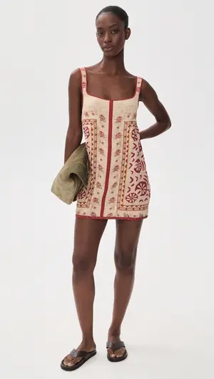Free People Fleur Mini Shift Dress