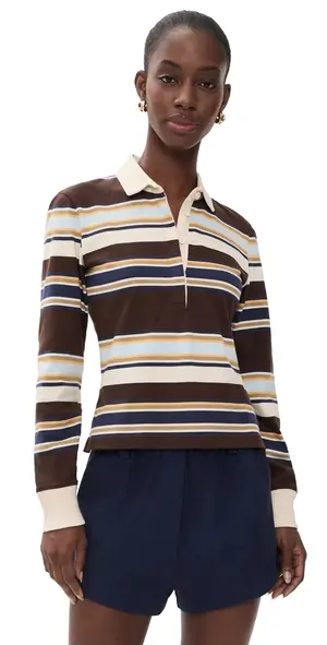 ROWING BLAZERS Beaumont Striped Rugby Shirt - Multi-color