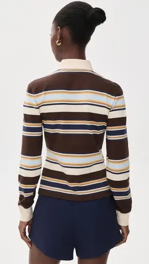 ROWING BLAZERS Beaumont Striped Rugby Shirt