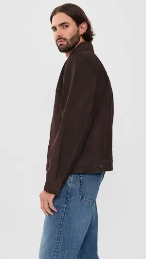 Madewell Suede Trucker Jacket