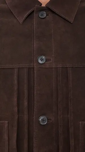 Madewell Suede Trucker Jacket