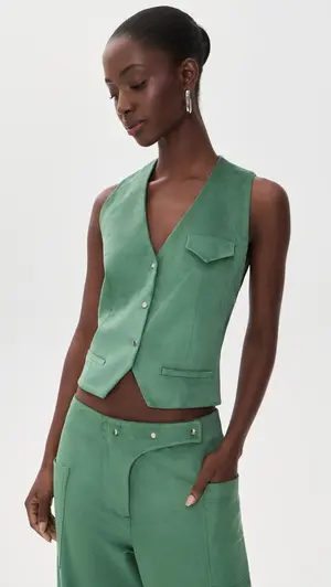 Alexis Aquila Faux Suede Vest