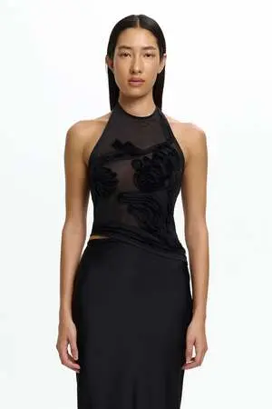 Significant Other Reina Bustier Top - Black