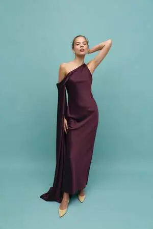 Significant Other Daira Long Sleeve Evening Gown