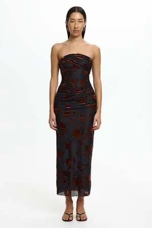Significant Other Ceira Strapless Maxi Dress - Amber