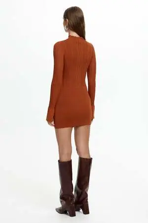 Significant Other Kinga Long Sleeve Mini Dress