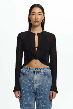 Significant Other Yeirah Long Sleeve Top - Black