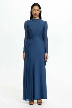 Significant Other Adelaide Long Sleeve Maxi Dress - Petrol
