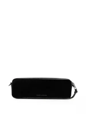 Marc Jacobs Snapshot E/w Shoulder Bag In Dtm Patent - Black