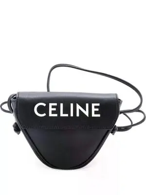 Celine Triangle Bag Leather Mini Cross Body Bag