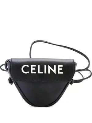 Celine Triangle Bag Leather Mini Cross Body Bag