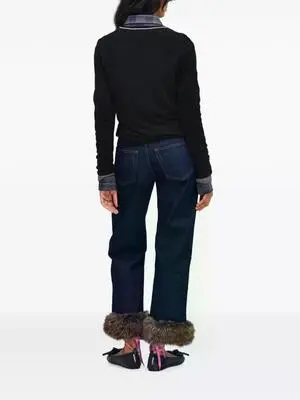 Marc Jacobs Layered V-neck Sweater - Black