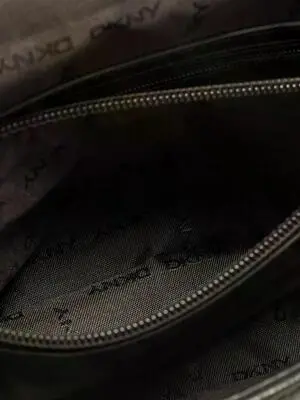 Dkny Quilted Leather Shoulder Bag - Black