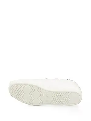 Toms Alpargata Cotton Slip-ons - White