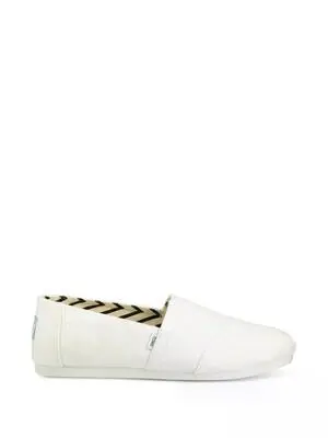 Toms Alpargata Cotton Slip-ons - White