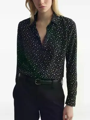 NILI LOTAN Gaia Star-print Shirt