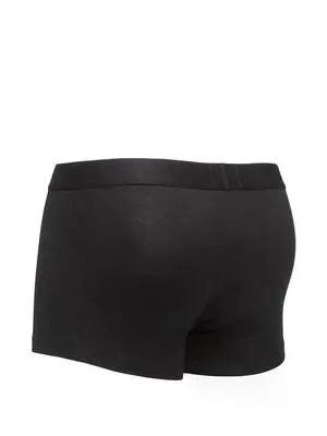 Hugo Three-pack Of Stretch-cotton Trunks With Logo Waistbands