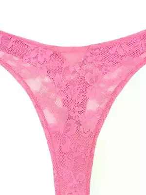 FLEUR DU MAL Le Stretch Lace Thong