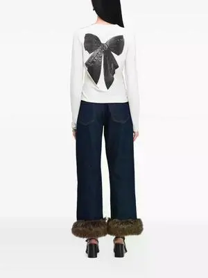 Marc Jacobs Bow-print Logo-print T-shirt
