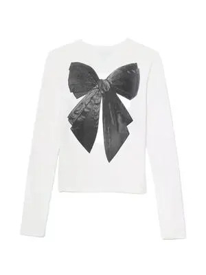 Marc Jacobs Bow-print Logo-print T-shirt