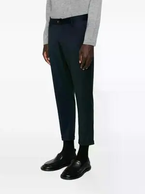 Imperial Straight-leg Turn-up Trousers - Blue