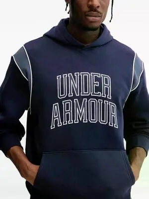 Under Armour Rival Logo-print Panelled Hoodie