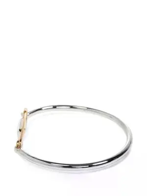 Kate Spade New York Safety-pin Engraved-logo Bracelet