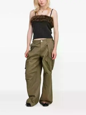 Marc Jacobs Faux Fur-trimmed Tank Top