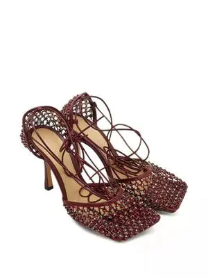 Bottega Veneta Stretch Crystal-embellished Sandals