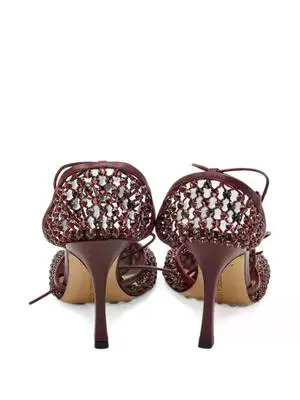 Bottega Veneta Stretch Crystal-embellished Sandals