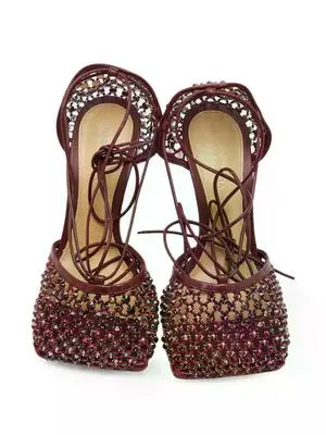 Bottega Veneta Stretch Crystal-embellished Sandals