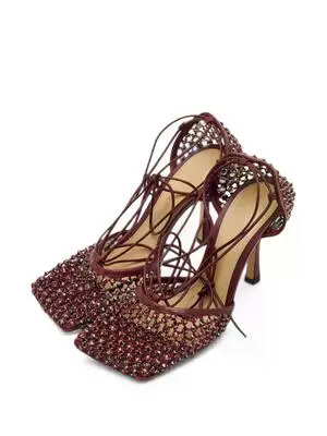 Bottega Veneta Stretch Crystal-embellished Sandals