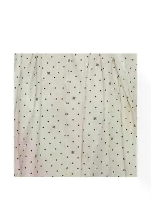 Fendi Karligraphy Polka-dot Silk Midi Dress