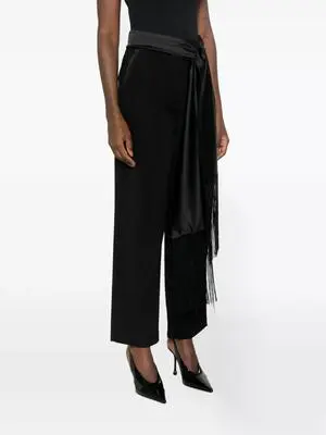 Imperial Fringe-trim Sash-waist Trousers