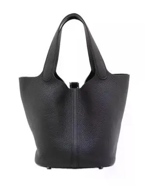 Hermès 2025 Clemence Picotin Lock 22 Handbag - Black