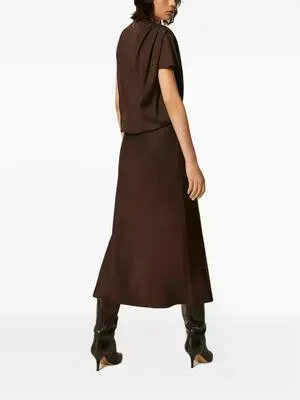 TWINSET Satin Midi Dress