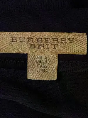 Burberry Short-sleeve Pleated Dress