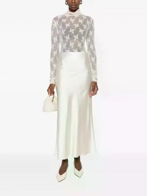 Imperial Lace Roll-neck Top