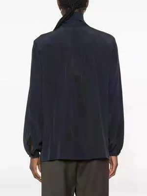 Marella Pussy-bow Silk Shirt
