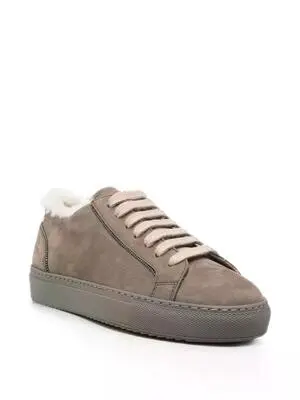 DOUCAL'S Jessie Shearling-trim Sneakers