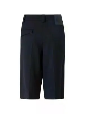 Pinko Stretch Wool-blend Bermuda Shorts