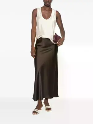 Imperial Satin-finish Racerback Top - Neutrals