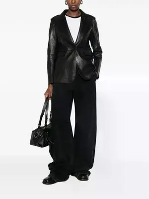 P.a.r.o.s.h Single-breasted Leather Jacket